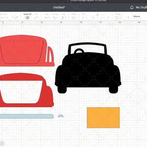 Car Gift Card Holder Svg, DIY Car Card, Car Cut File, Car Svg, DIY Car ...