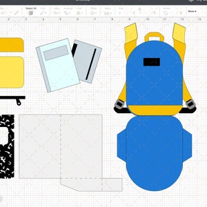 Backpack Gift Card Holder, Back to School Card, Backpack Svg, School ...