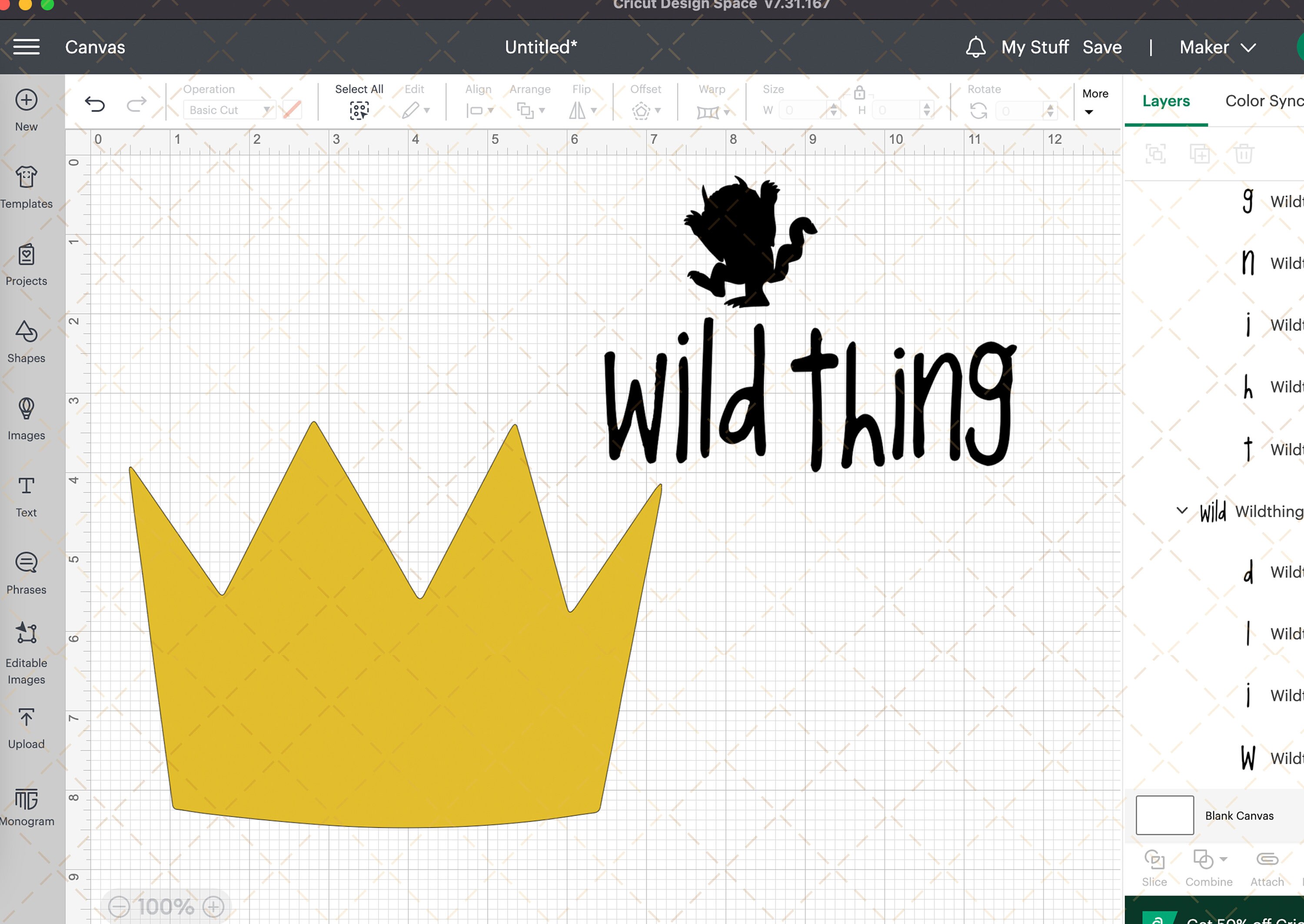 Wild Thing Vector, Raising Wild Things Svg, Where the Wild Things Are ...