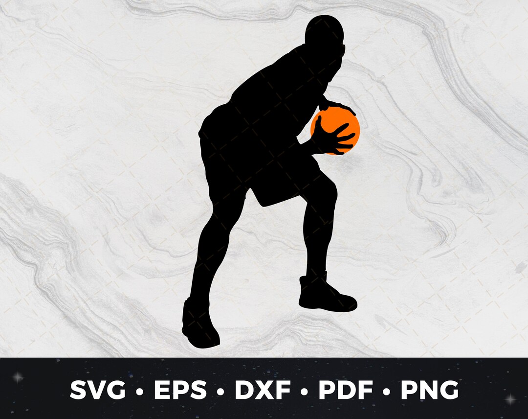 Basketball Silhouette Svg, Pdf, Eps, Png, Basketball Graphic ...