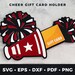 Cheer Gift Card Holder Svg, Cheer Svg, Cheer Competition Gift Card ...