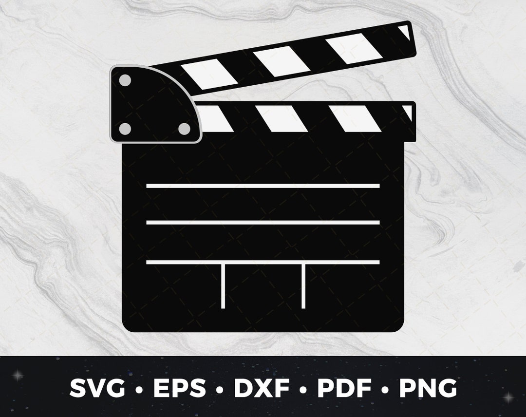 Movie Film Clapboard Svg, Movie Svg, Film Svg, Movie Clap Board Cut ...