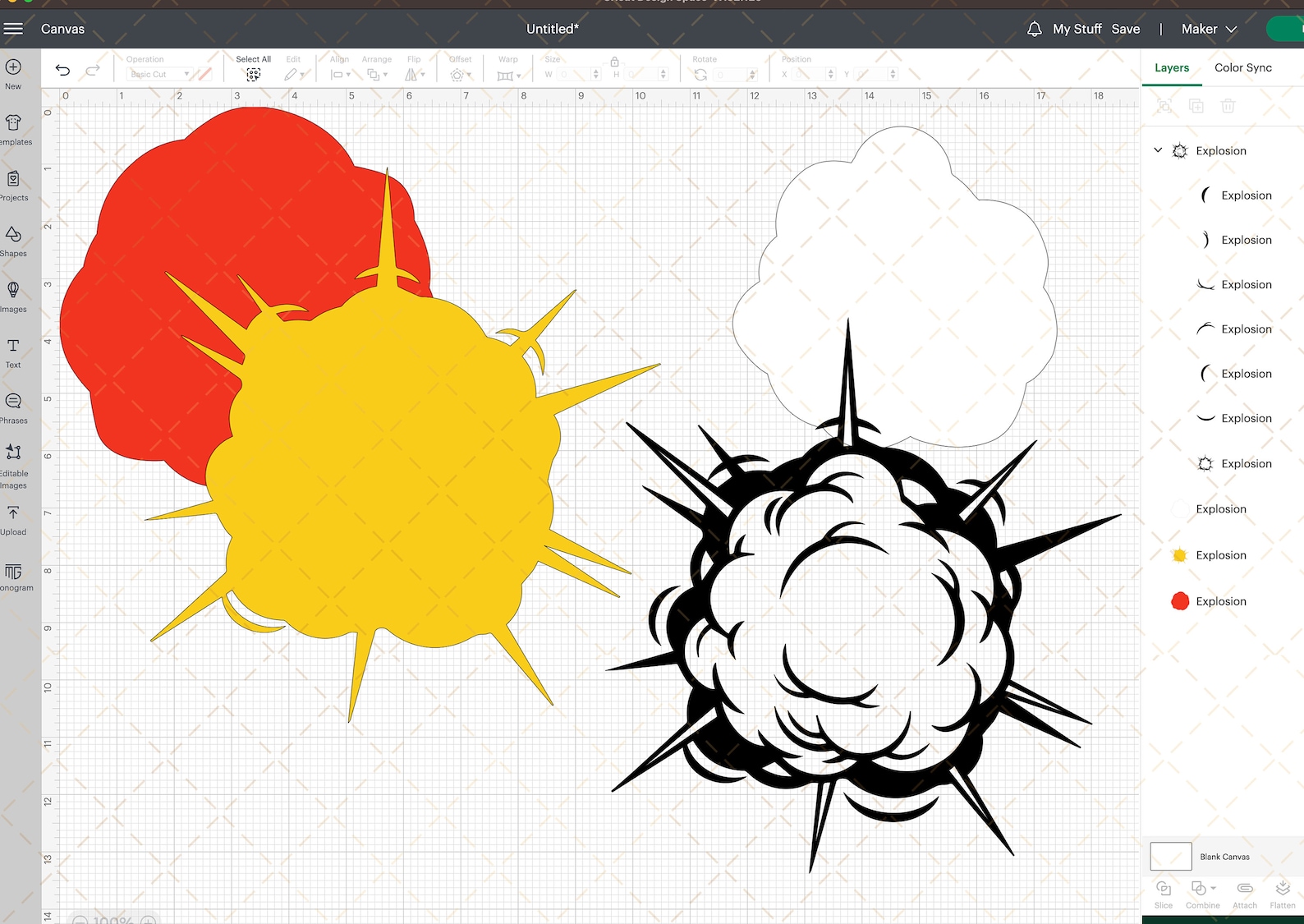 Comic Book Explosion SVG, Comic Book Graphic, Explosion Download, Cloud ...