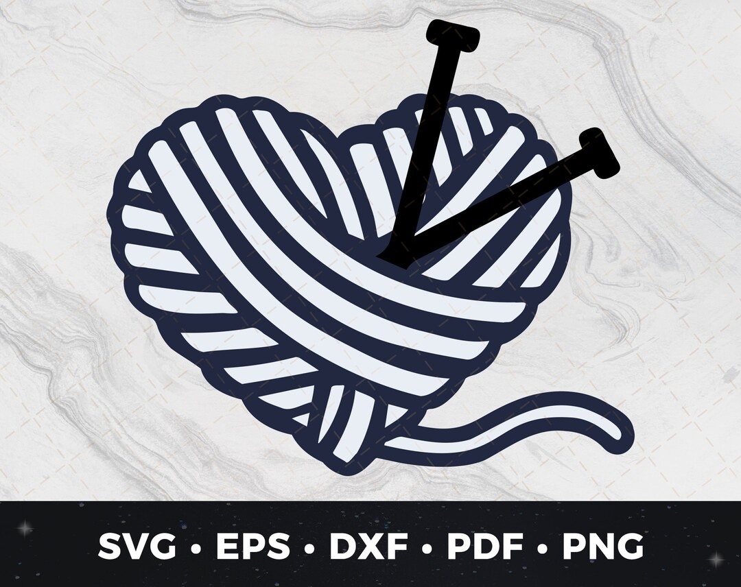 Knitting Svg, Knit Svg, Crochet Svg, Crocheting Svg, Knit Heart Svg ...