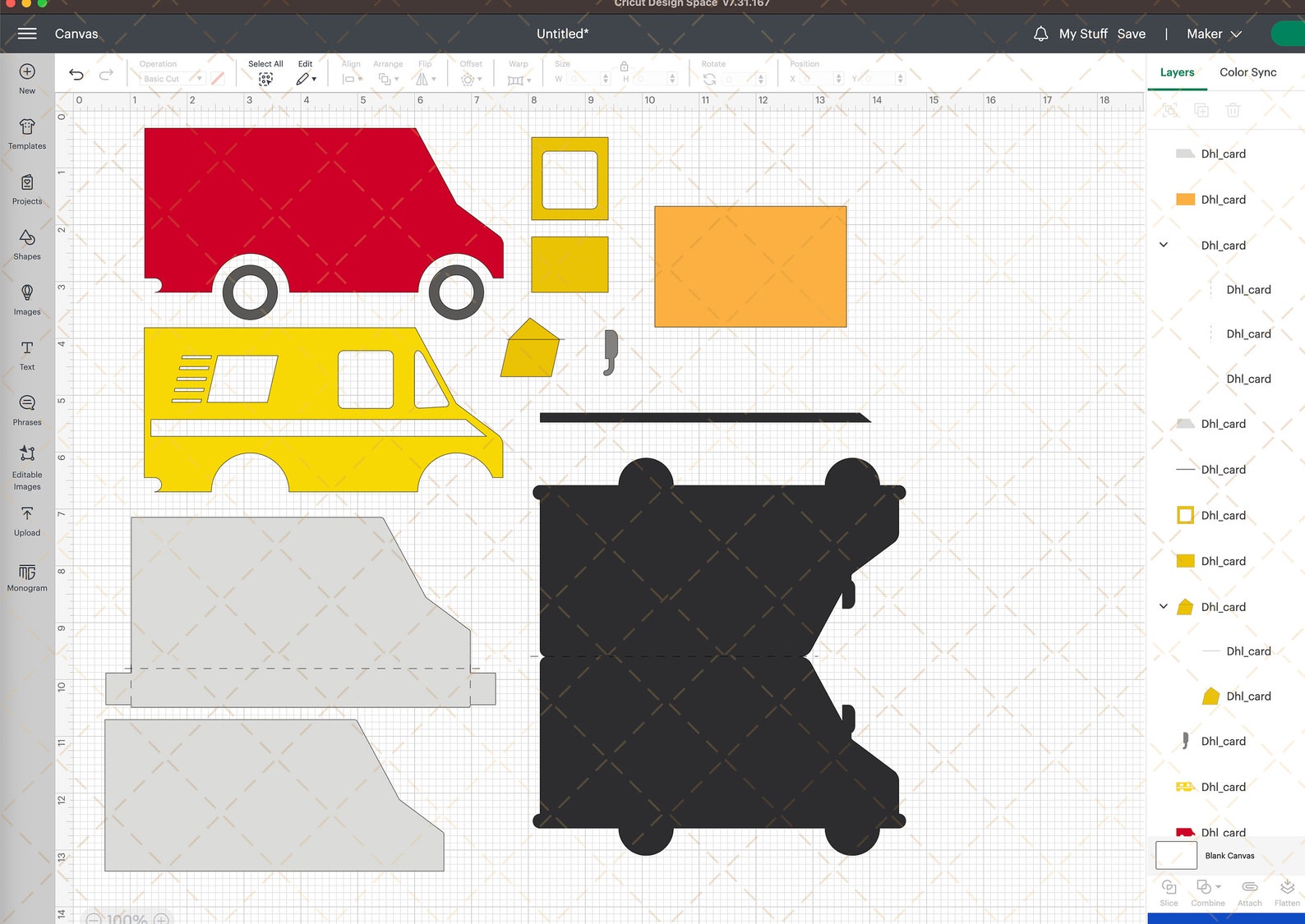Delivery Truck Card Template, Delivery Driver Gift, Delivery Cut File ...