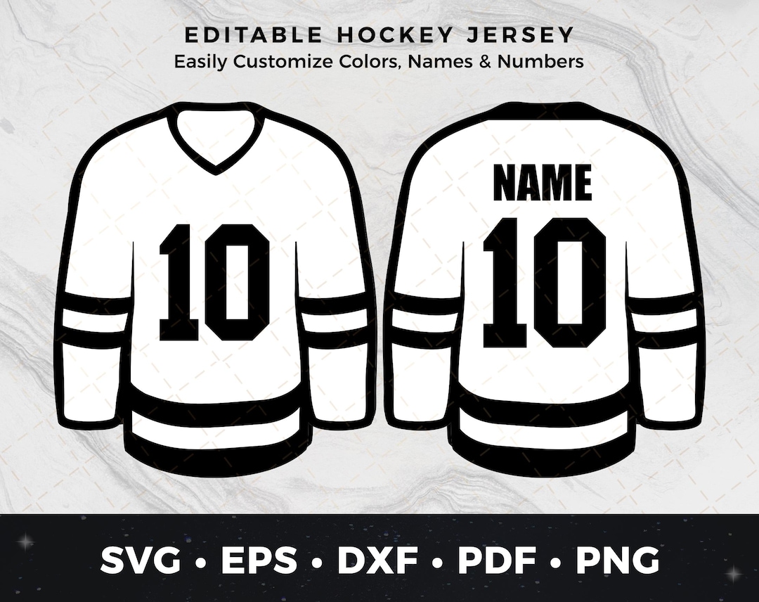 Hockey Print File, Hockey Jersey Svg Png Pdf Dxf Eps, Hockey Sayings, Hockey Cut File, Custom ...