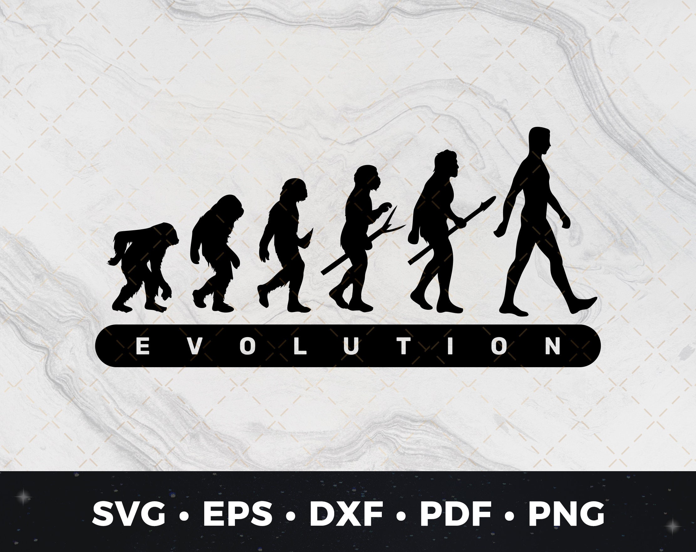 Svg de evolución, vector de evolución, svg de evolución humana, svg de ...