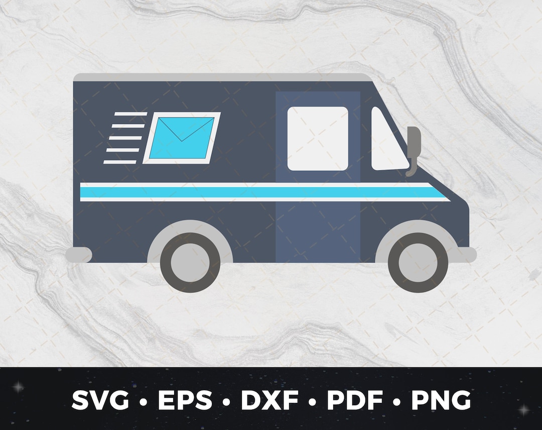 Delivery Truck Svg, Delivery Driver Svg, Delivery Cut File, Mail ...