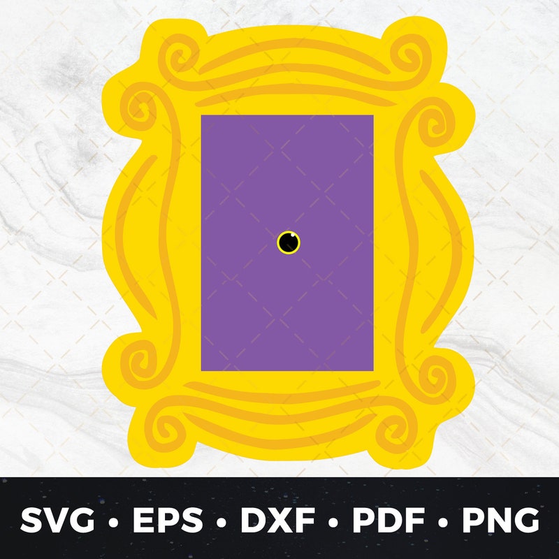 Friends Door Frame With Purple - Etsy