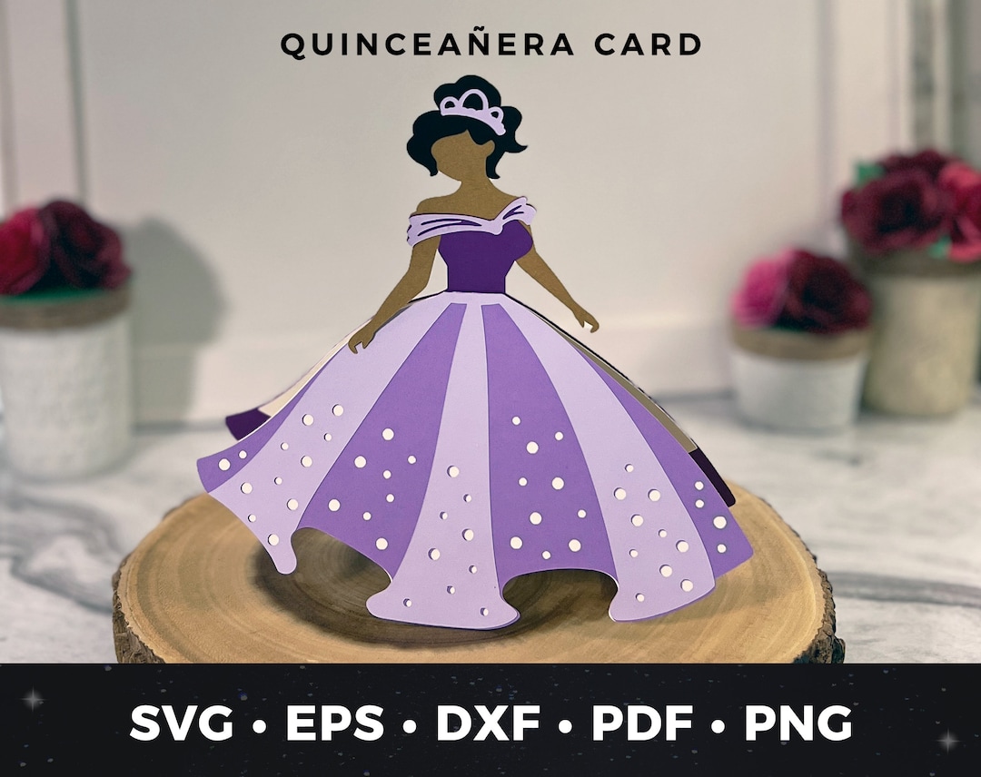 Quinceañera Card Svg, Quinceaños Card Svg, Quince Card Svg, Quinceanera ...