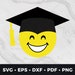 Graduation Svg, Graduation Smiley Face Pdf, Grad Cap Png, Graduation ...