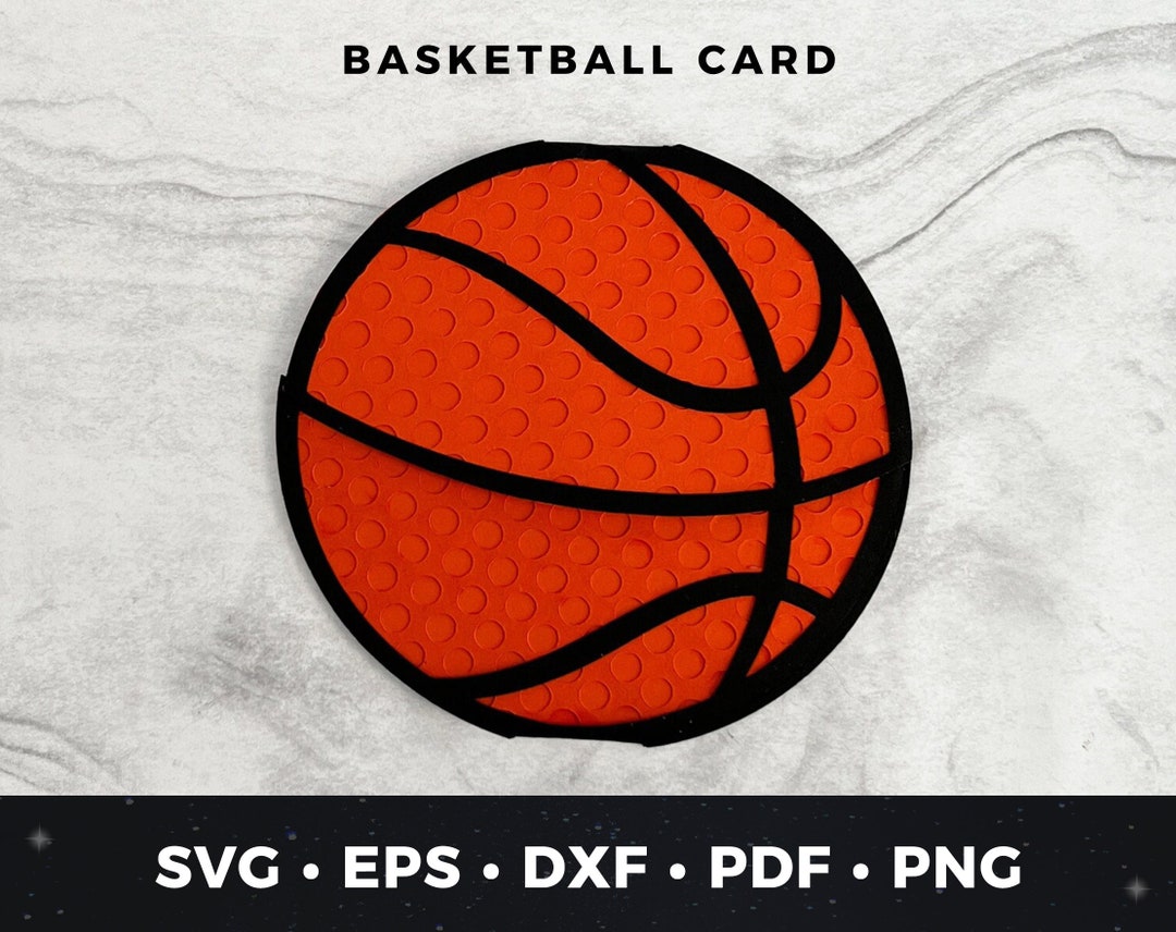 Basketball Card Svg, DIY Basketball Coach Card, Sports Lover Card ...