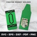 Crayon Money Holder Template, Teacher Appreciation Gift Svg, Teacher ...