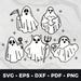 Ghosts SVG, Halloween Svg, Ghost Svg, Ghost Svg Bundle, Ghost Clipart ...