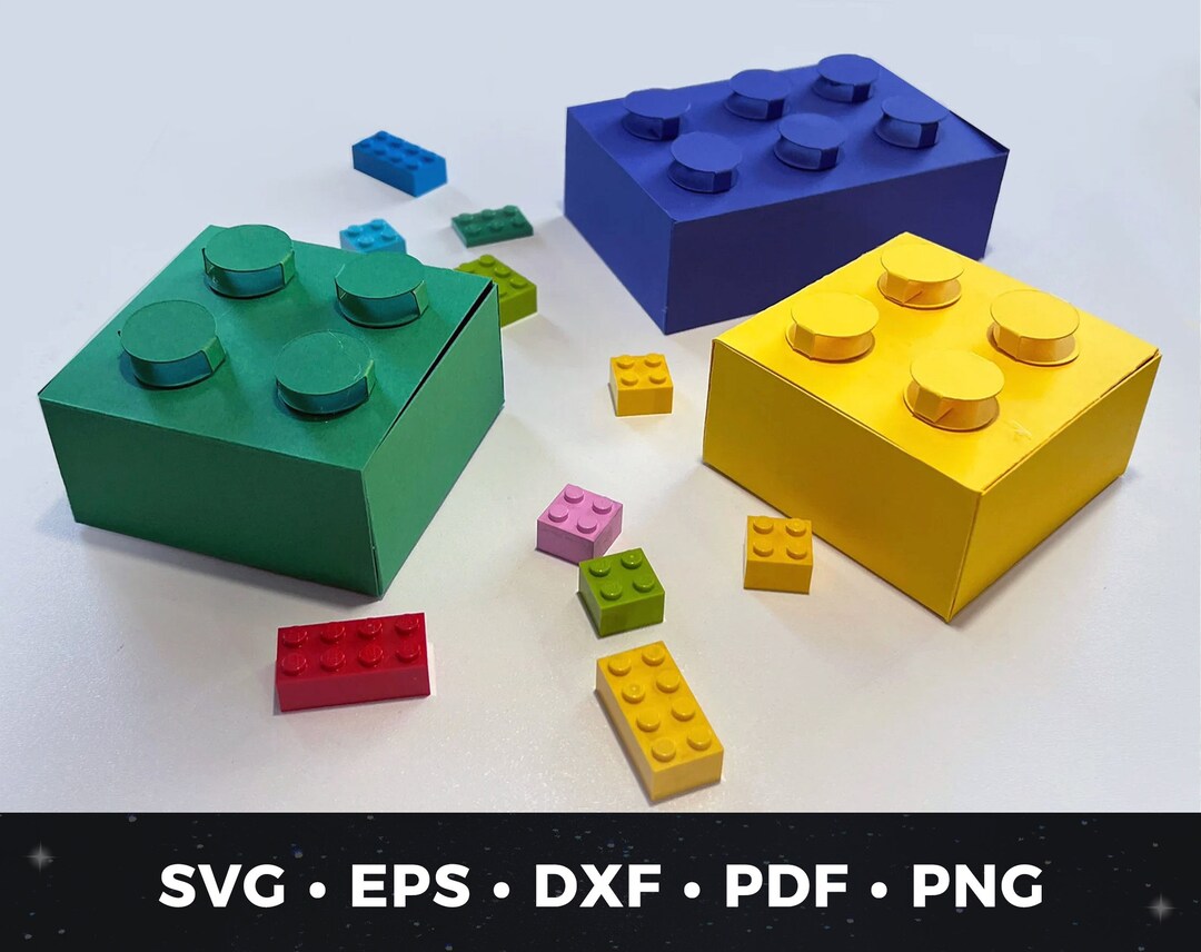 DIY Building Brick's Party Favor Svg, Kids Favor, Brick Birthday ...