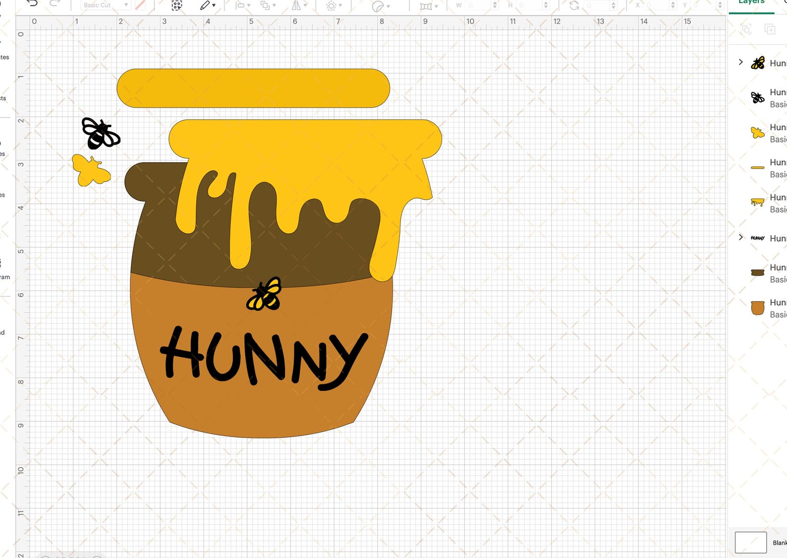 Hunny Pot Svg Png Pdf Dxf Eps, Cute Honey Jar Clipart, Winnie the Pooh ...
