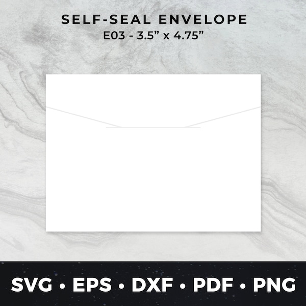 3.5 X 5 Envelope Svg - Etsy