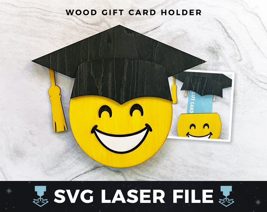 Cute Graduation Gift Card Holder Svg, DIY Wood Graduation Gift Card ...