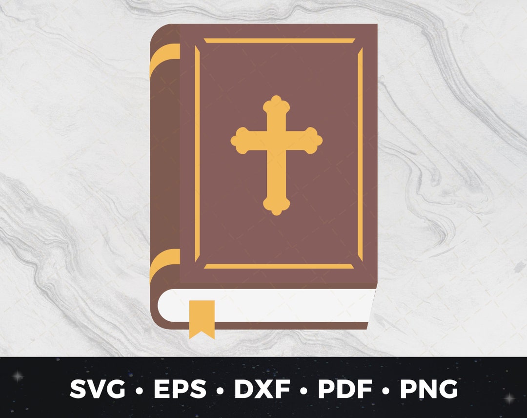 Bible Svg, Bible Vector, Bible Clipart, Bible Clip Art, Bible Cut File ...