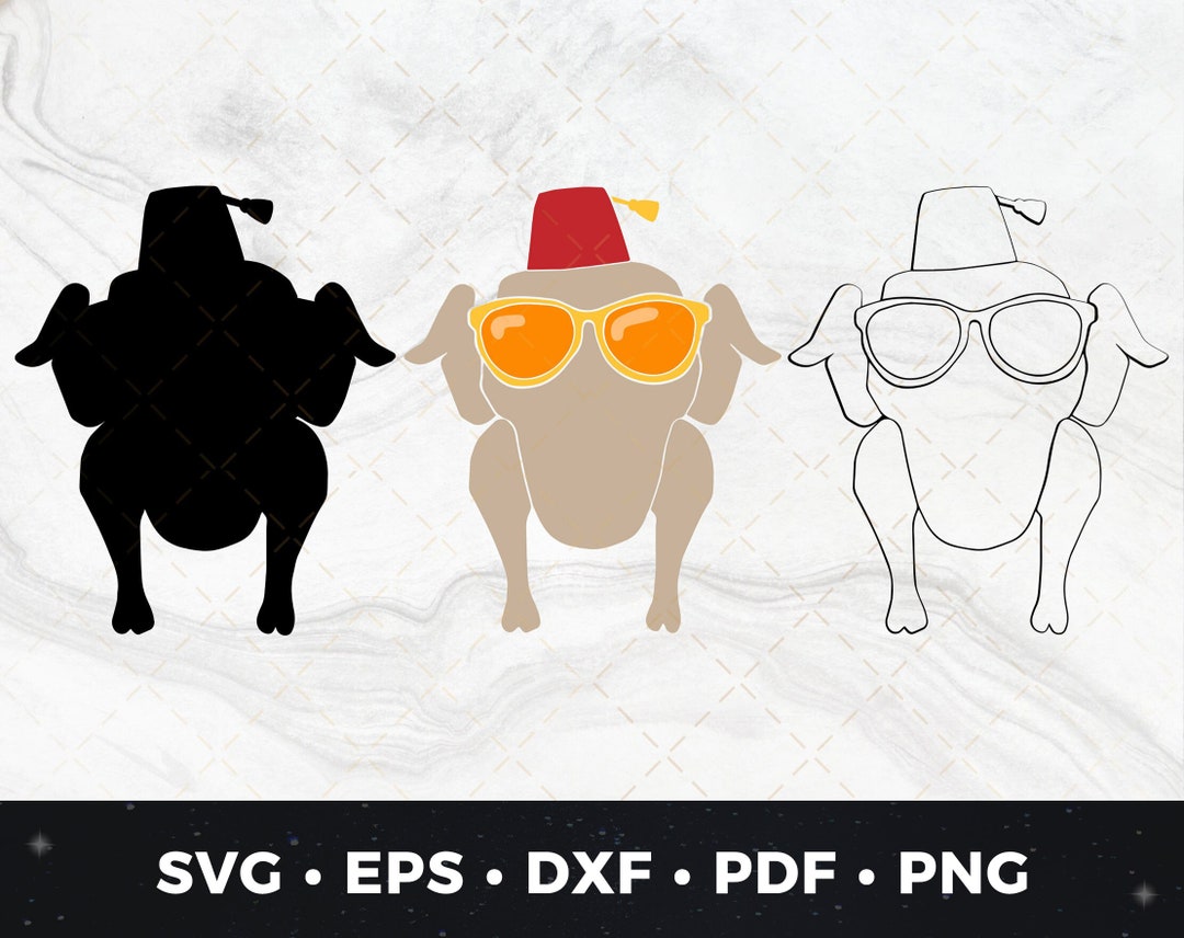 Friends Turkey Svg Friendsgiving Download Friends TV Show - Etsy