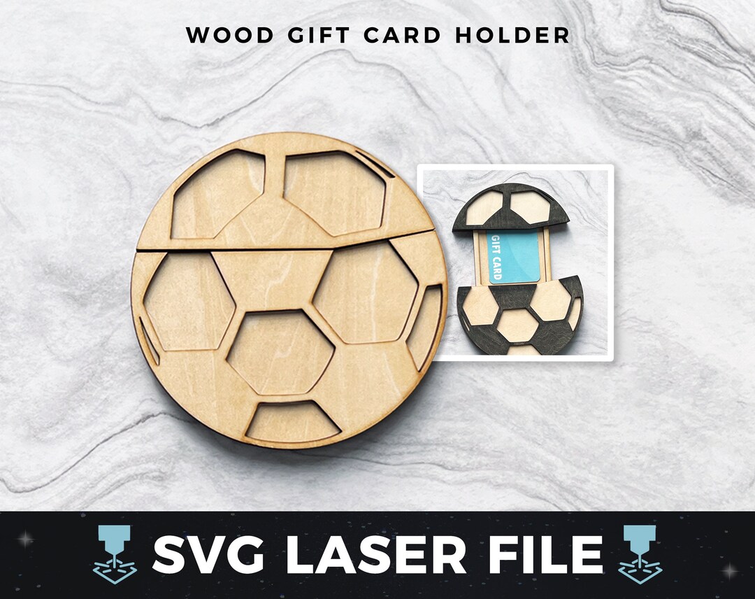 Soccer Giftcard Holder Svg, Football Gift Card Holder, Soccer Coach ...