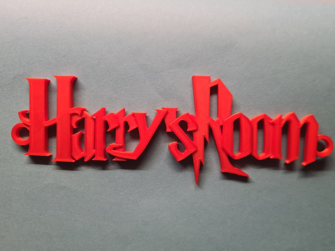 3D Printed Personalised Harry Potter Style Door Sign Any - Etsy
