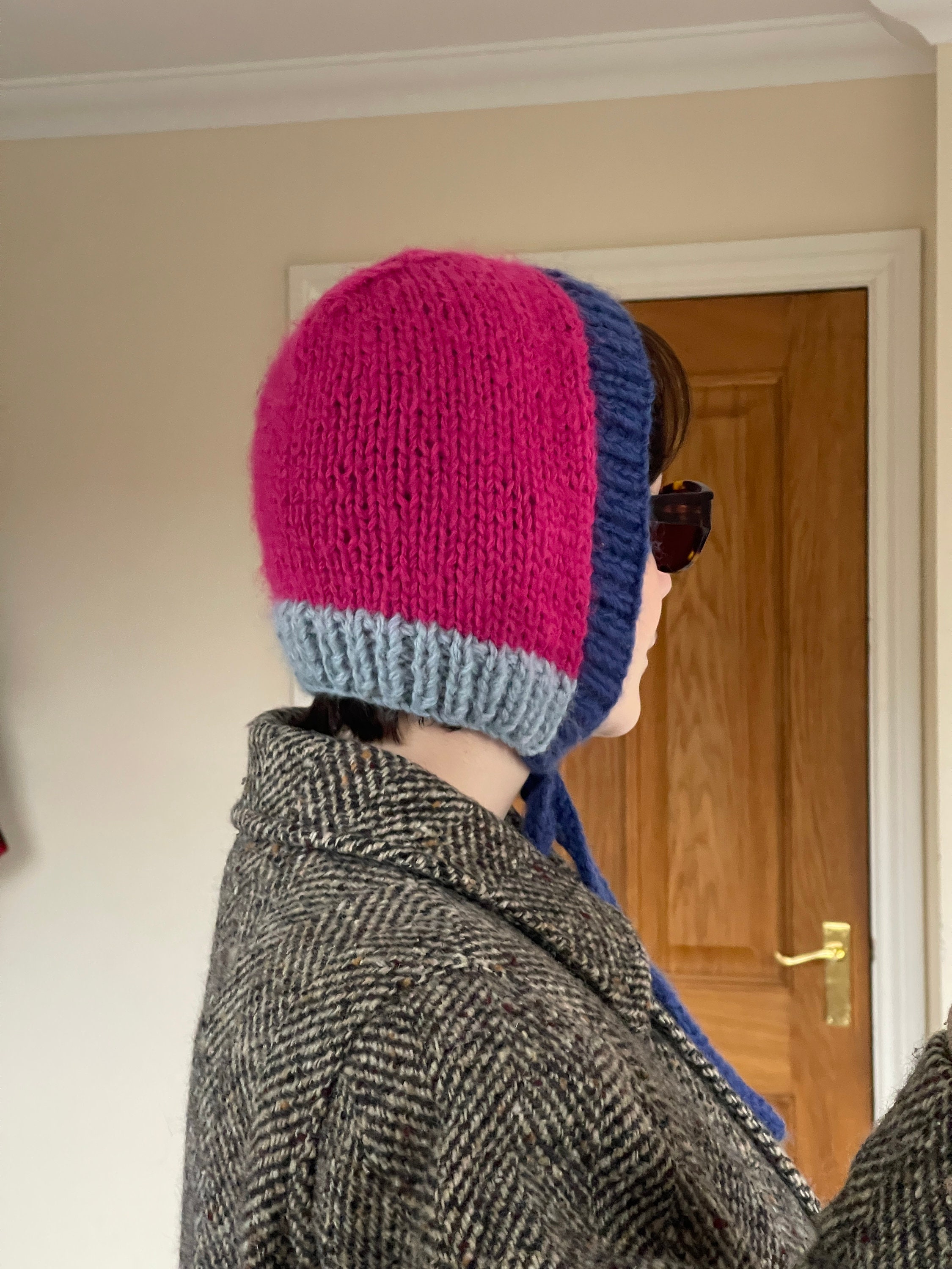 Easy Bonnet Knit Pattern (7 Total Patterns) - Etsy