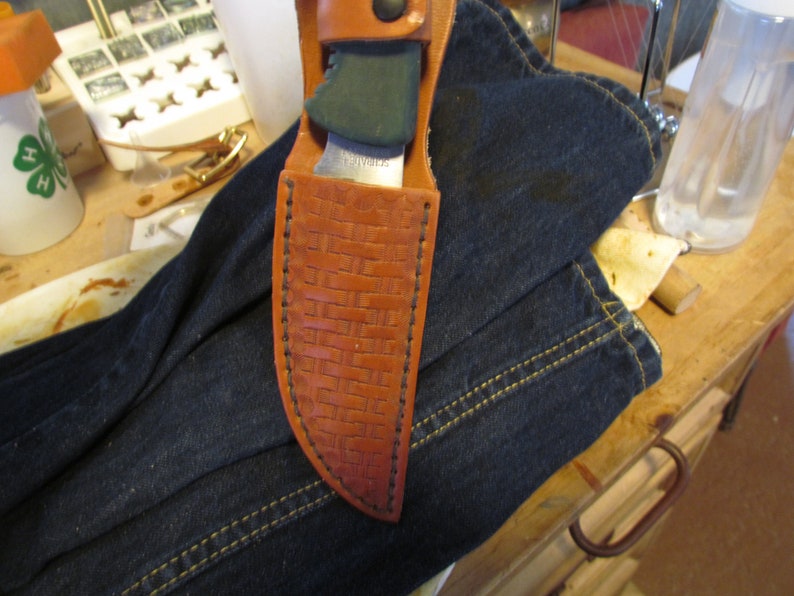 Leather Knife Sheath - Etsy