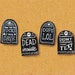 Handmade Hand-painted Clay Magnets Set of 4 - Etsy