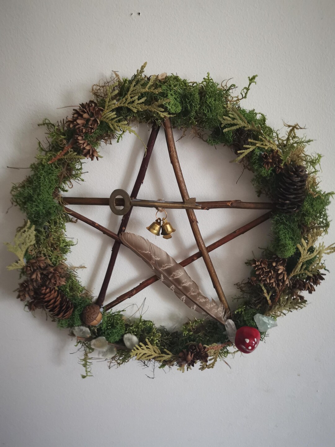 Earth Element Protection Pentacle 10 Inches - Etsy