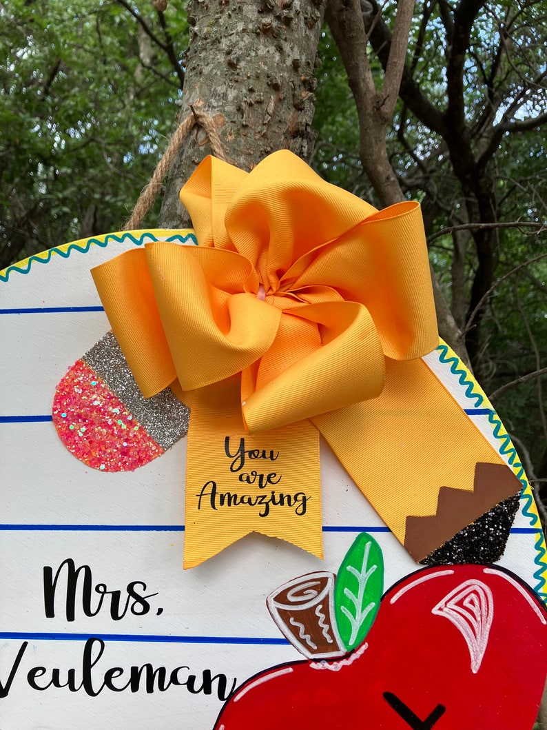 Teacher Door Hanger /classroom Door Hanger/welcome to Our Classroom ...