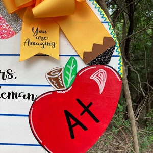 Teacher Door Hanger /classroom Door Hanger/welcome to Our Classroom ...