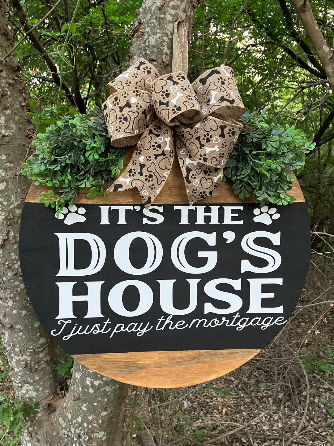 Front Door Sign/front Door Dog Hanger/ Front Door Dog Sign/ Pet Door ...
