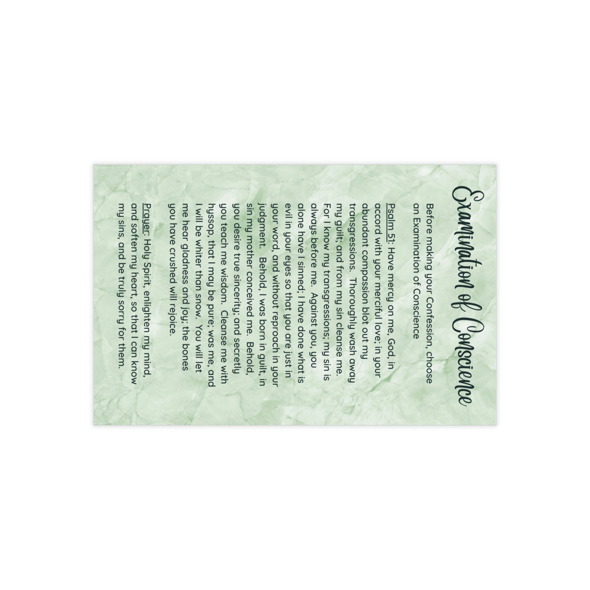 Rite of Reconciliation (confession) Cards, 100pcs - Etsy