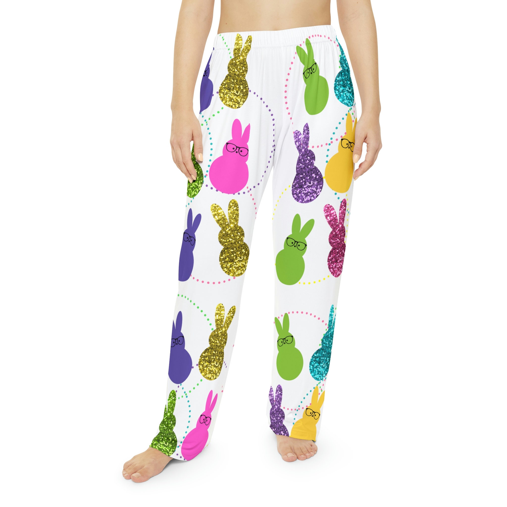 Bunny Peeps Pajama Pants - Etsy