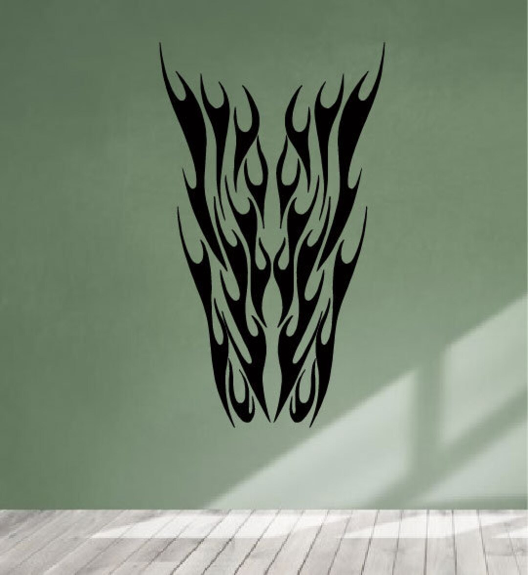 Flame Graphics Car Truck Hood Vinyl Decal Mural Sticker - Etsy