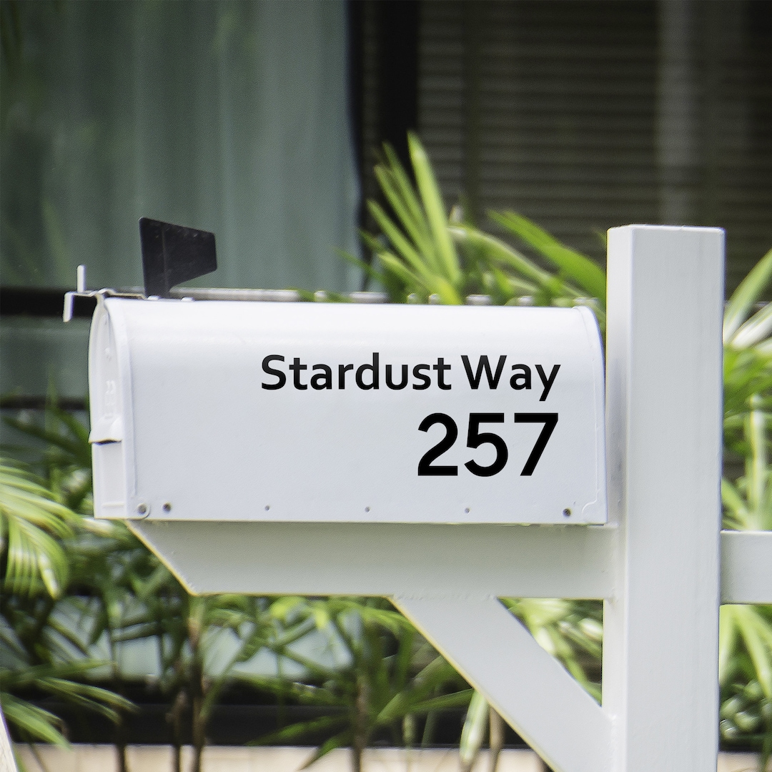 Reflective Mailbox Numbers Stickers for Outside - Custom Mailbox Decal ...