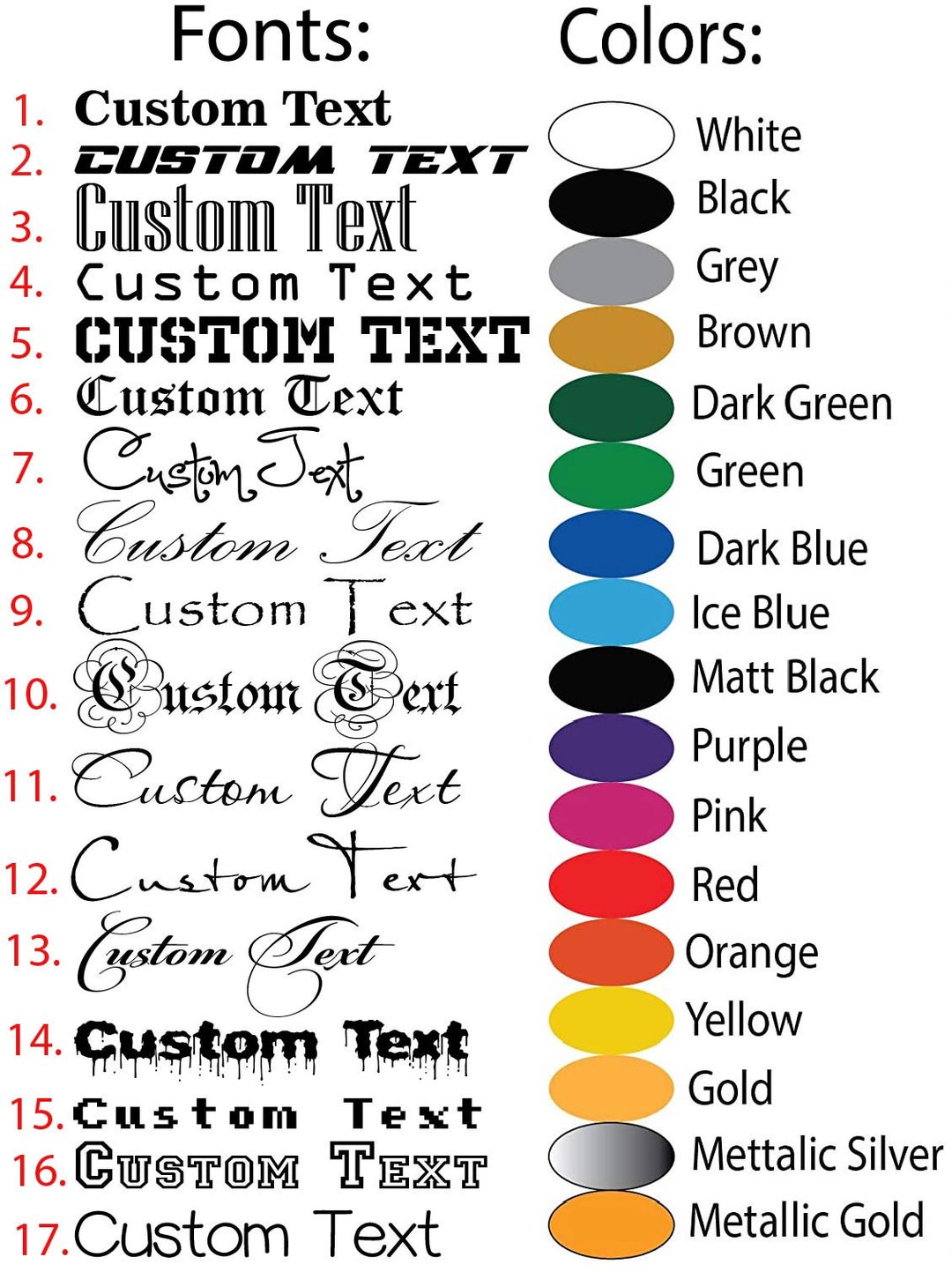 Custom Made Vinyl Decals - Personalized Design Your Own Name Custom ...