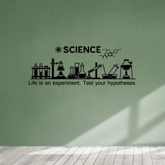 Chemical Lab Vinyl Wall Decal Science Inspire School Classroom - Etsy