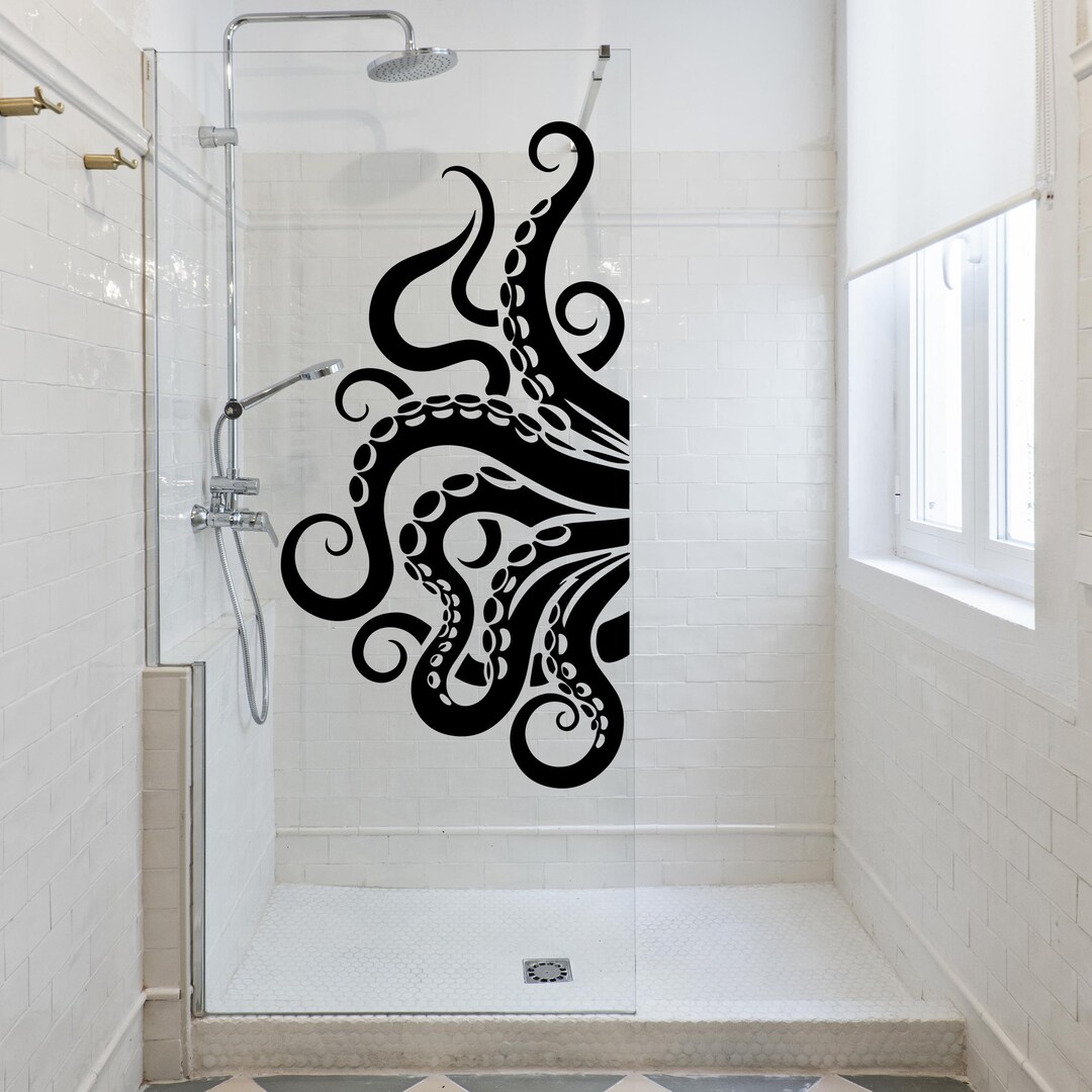 Octopus Sticker Decal Octopus Vinyl Wall Decal Giant Octopus Wall ...