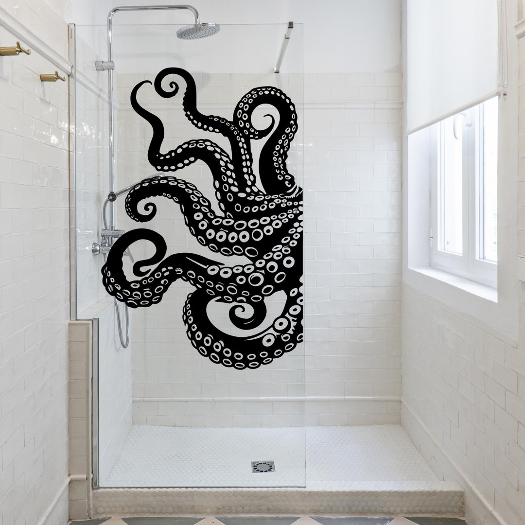Octopus Sticker Decal - Kraken Vinyl Wall Decal - Octopus Vinyl Wall ...
