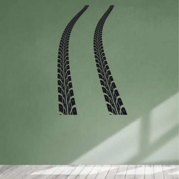 Tire Tracks Stickers - Etsy