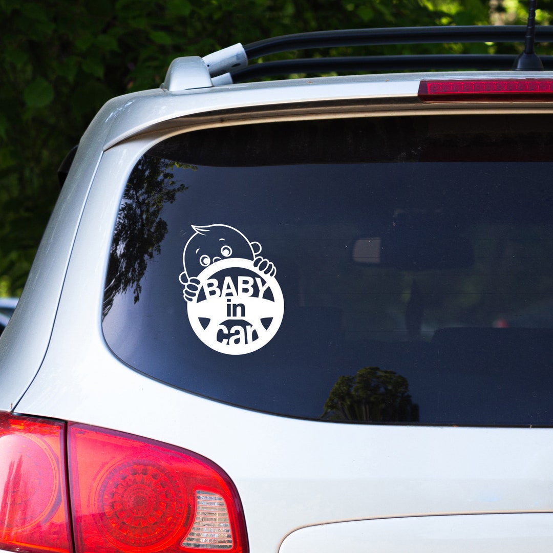 Baby in This Car Sticker Show off Your Precious Cargo With Little ...