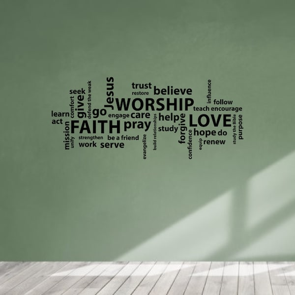 Christian Wall Decal - Etsy