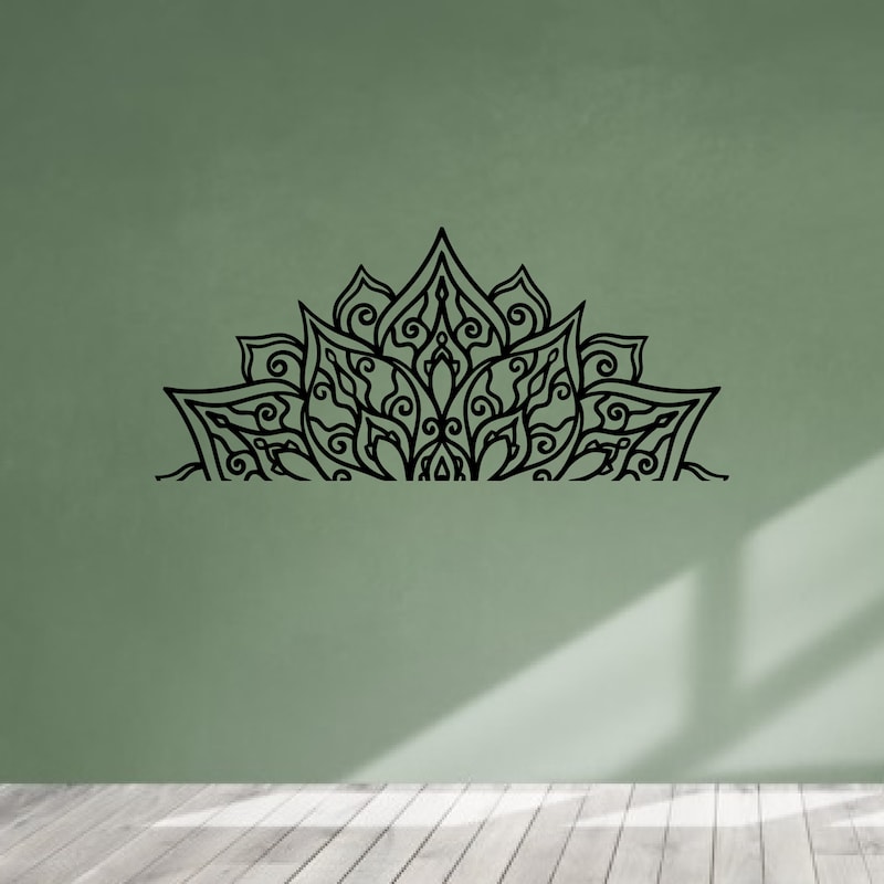 Mandala Headboard Queen - Etsy