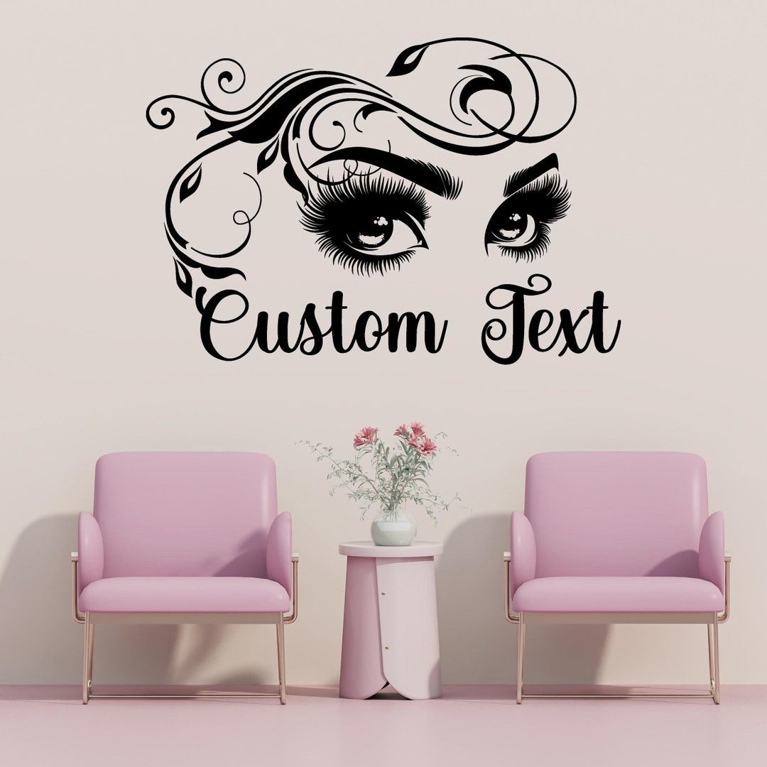 Lashes Make Everything Better Wall Decal - Bedroom Wall Quotes Decals ...