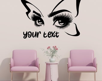 Lash Decals for Walls - Lash Wall Decal - Eyelash Eyebrow Wall Sticker ...