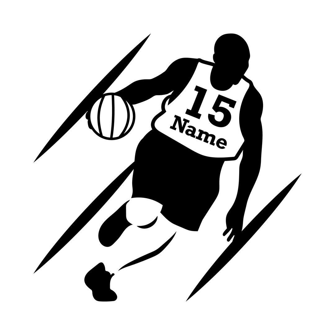 Custom Name Wall Decor With Game Player Dribbling Ball on Great Speed ...