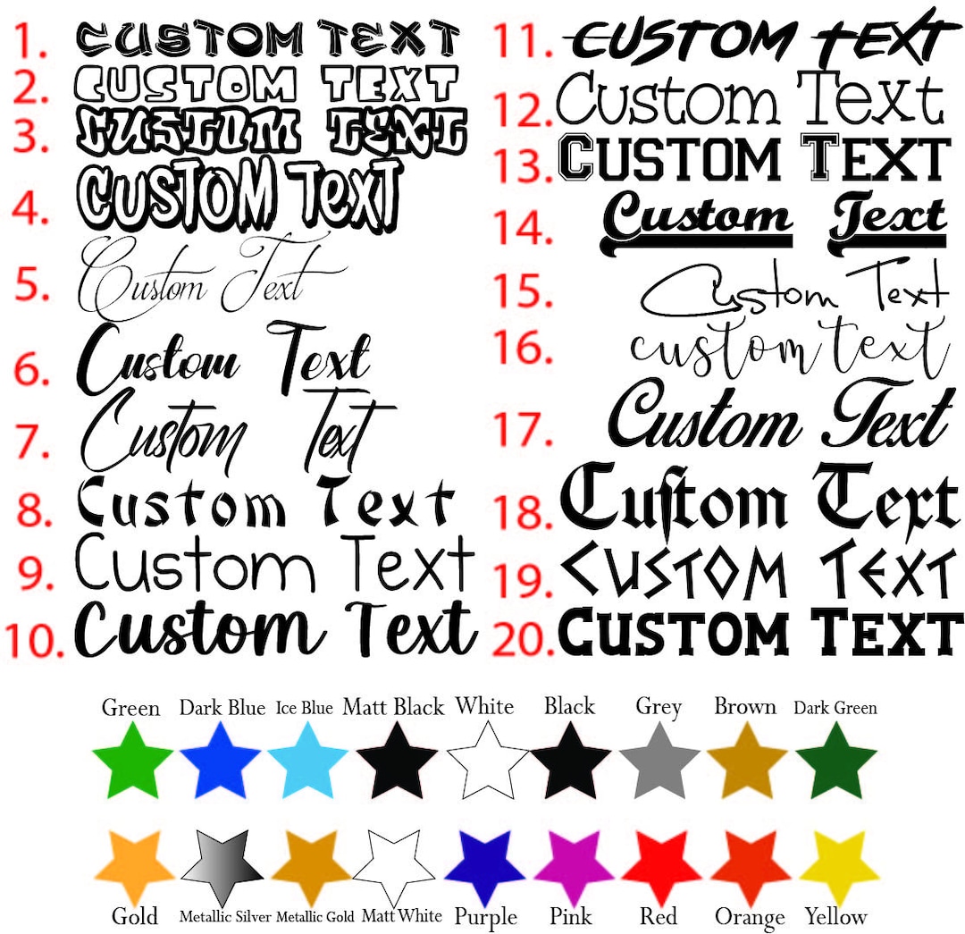 Custom Vinyl Decal - Personalized Design Your Own Name - Decals ...