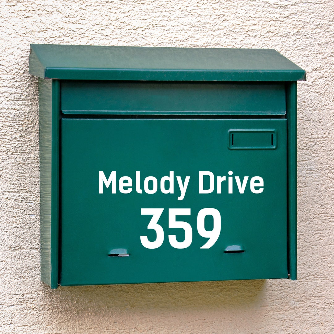 Personalized Vinyl Address Decal Ideal for Homes, Apartments, and ...